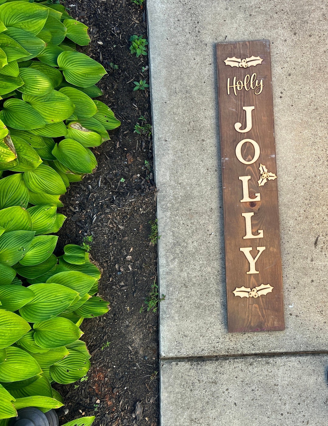 Holly Jolly Kit for Porch Leaner, DIY Kit, Craft Kit, Laser Cutouts ...