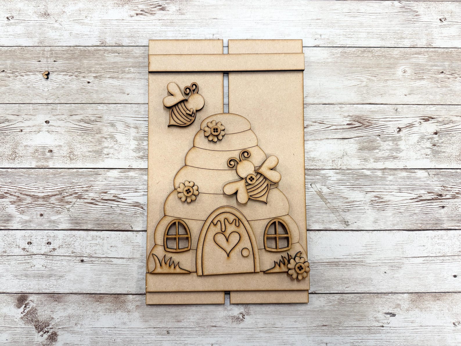 Beehive Pallet Sign, Bee, Beehive, Pallet Sign, Unfinished, DIY, Laser ...
