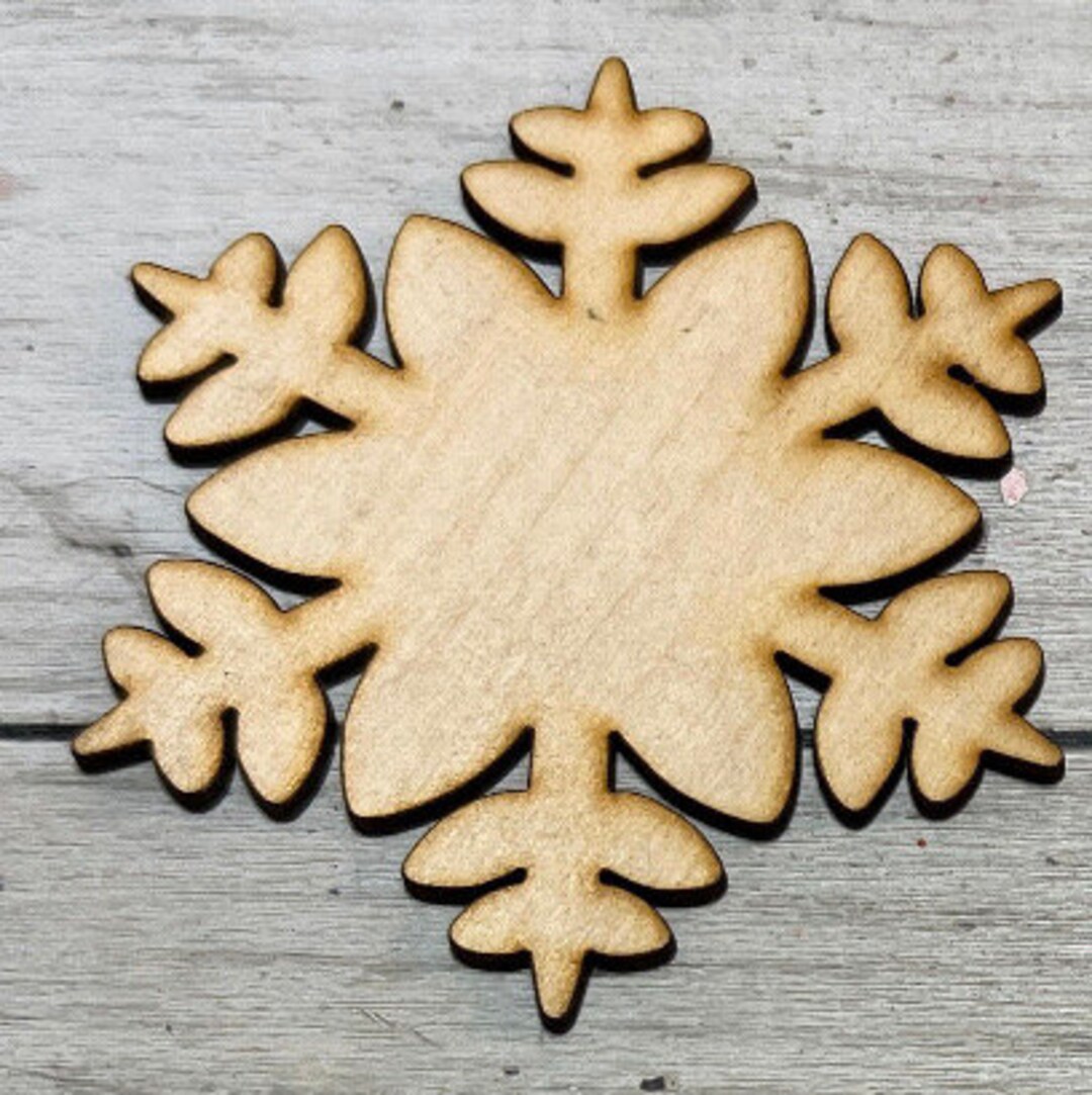 Snowflake Cutout , Fits on Transfer Feelin Frosty, MDF Cutouts - Etsy