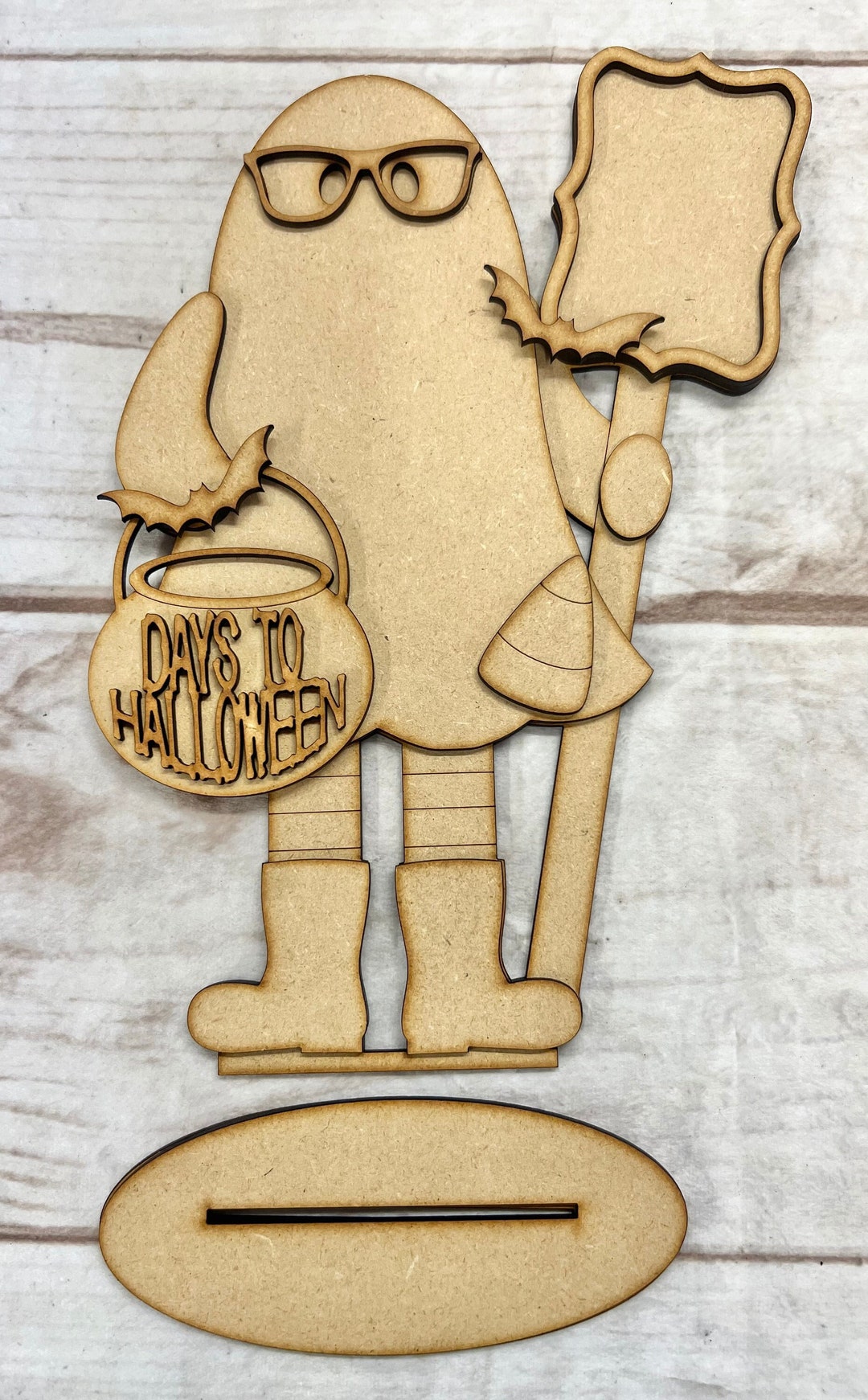 Standing Ghost Halloween Count Down DIY Kit, Craft Kit, Halloween ...