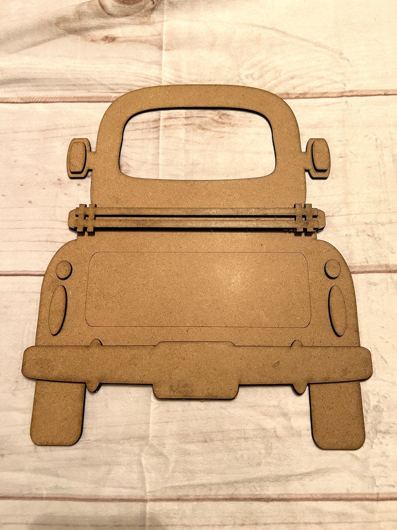 MDF Truck, Interchangeable Farmhouse, Craft Kit, Seasonal Truck, DIY ...