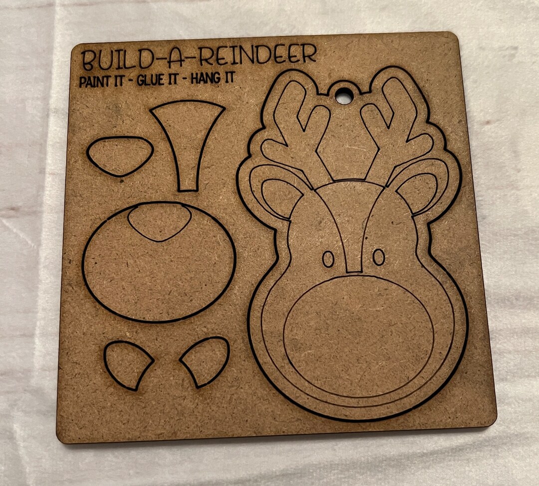 Reindeer Craft Kit, Kids Craft Kit, DIY, Reindeer, Build A Reindeer ...