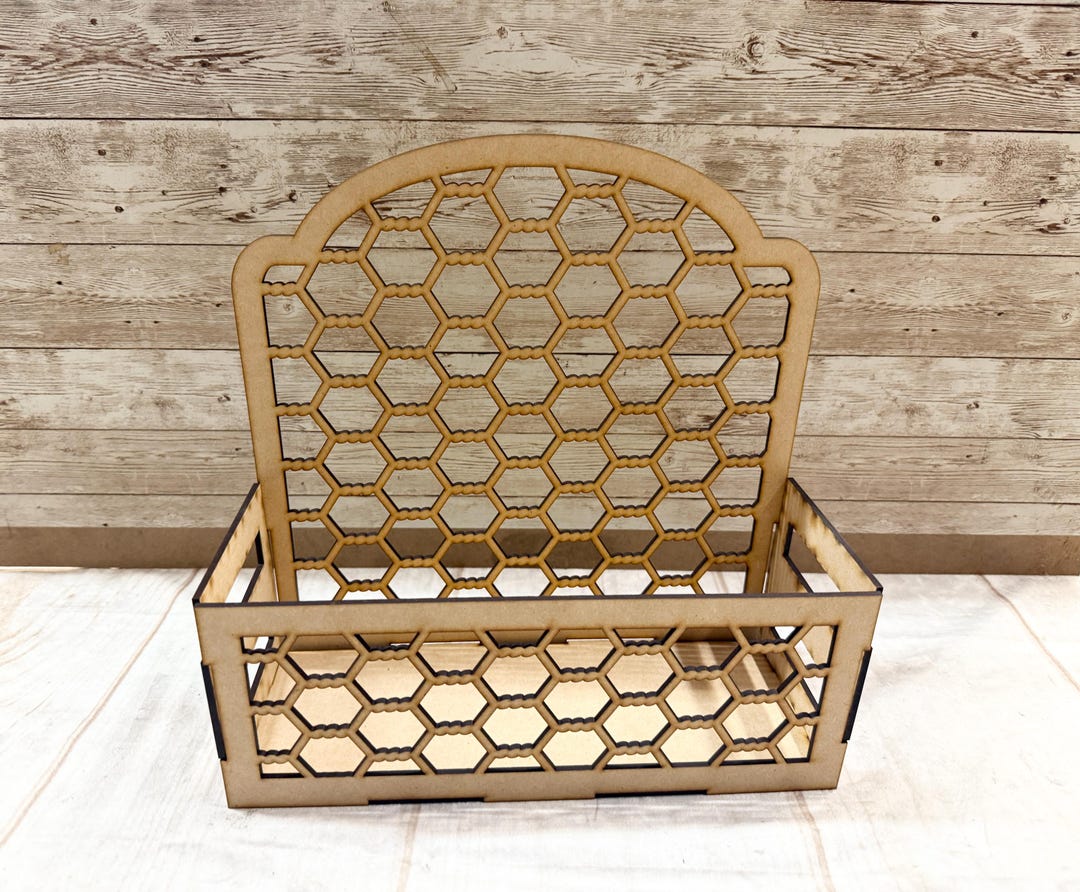 Chicken Wire Planter Box, Unfinished, DIY, Laser Cut, Craft Kit ...