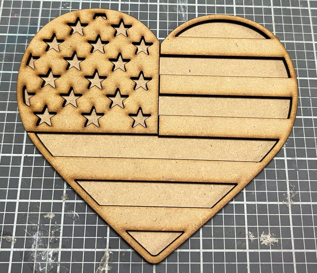 United States America Flag, American Flag, Fourth of July, Heart Flag ...