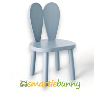 Wooden Rabbit Chair & Table Set: Montessori Kids Furniture - Etsy