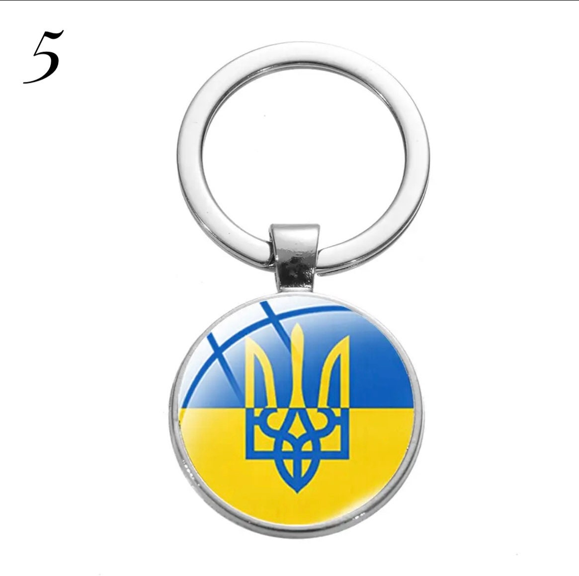 Ukrainian Key Chain Tryzub Symbol - Etsy
