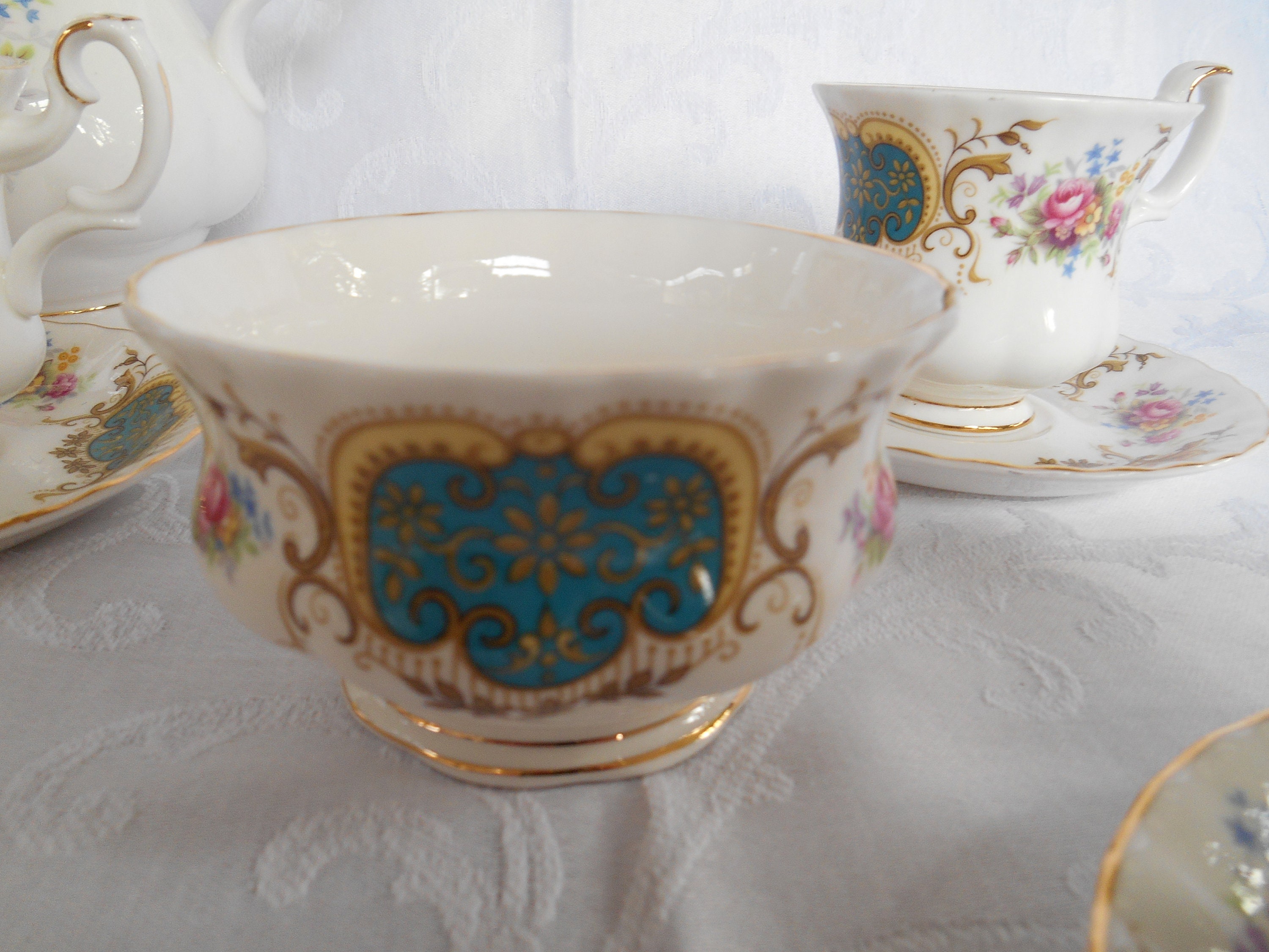 Royal Albert Berkeley Pattern Coffee Set - Etsy