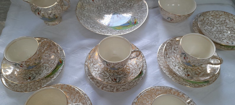 Empire Pottery Chintz Tea Set,crinoline Lady - Etsy Australia