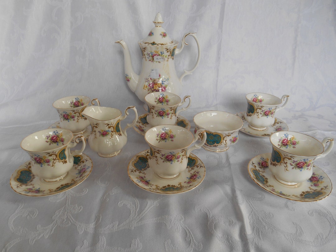 Royal Albert Berkeley Pattern Coffee Set - Etsy