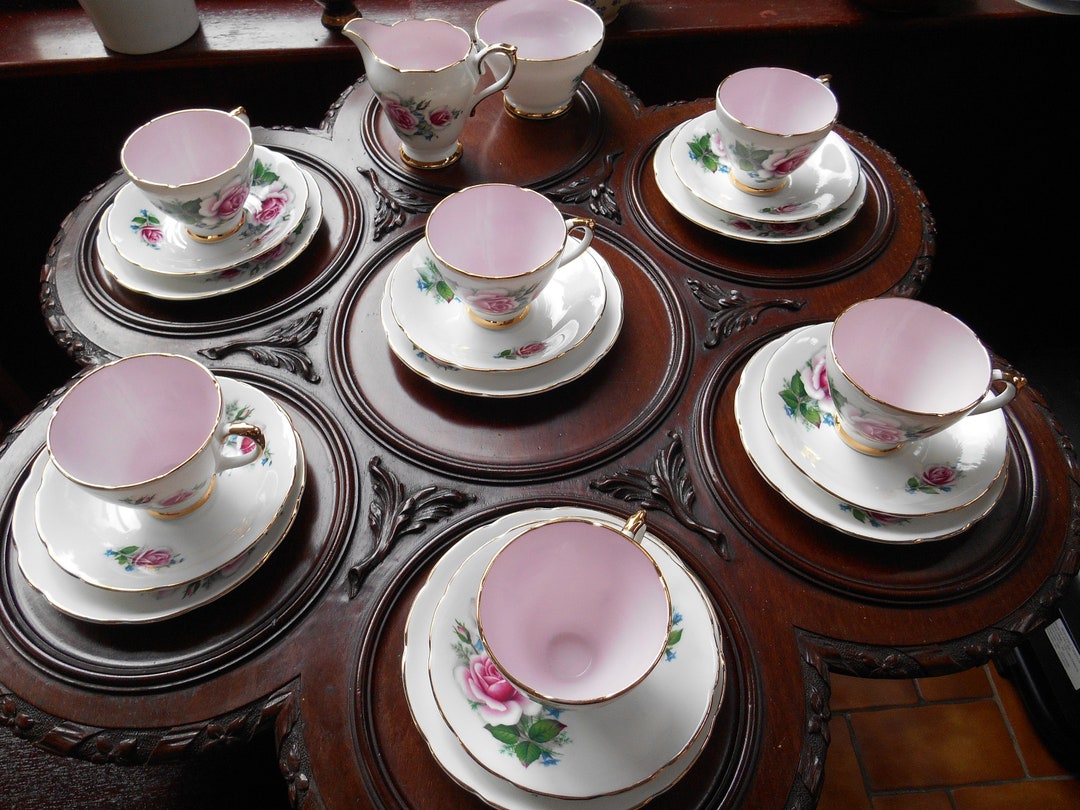 Delphine Pottery Works, Longton England, Twenty Pieces of Bone China - Etsy