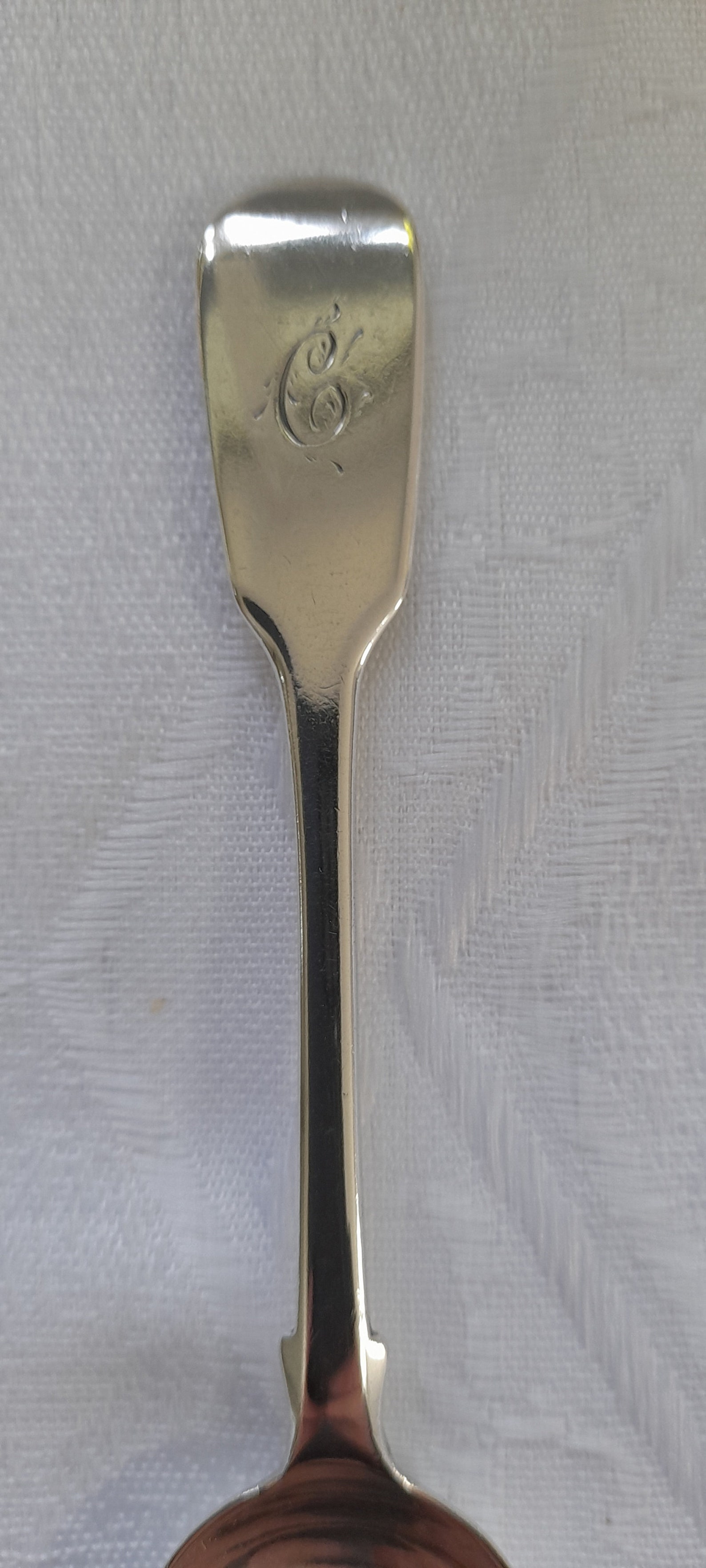 Irish Georgian Era Spoon, Dublin Hallmarks, 1813, Silversmith James Le ...