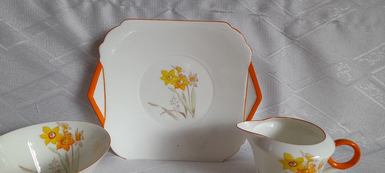Shelley Art Deco Tea Set, 21 Pieces, Reg, No. 781613 - Etsy UK