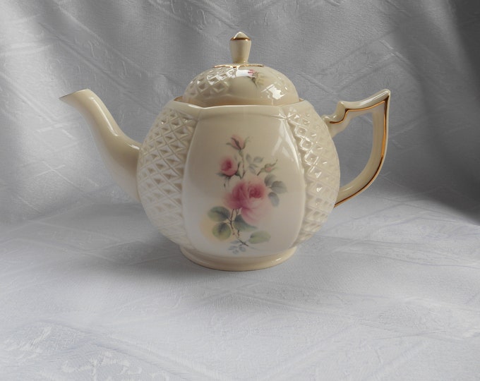 Donegal Irish Parian China Teapot - Etsy