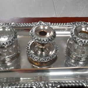 Ornate Desk Set, Victorian Era, Silver Plate - Etsy