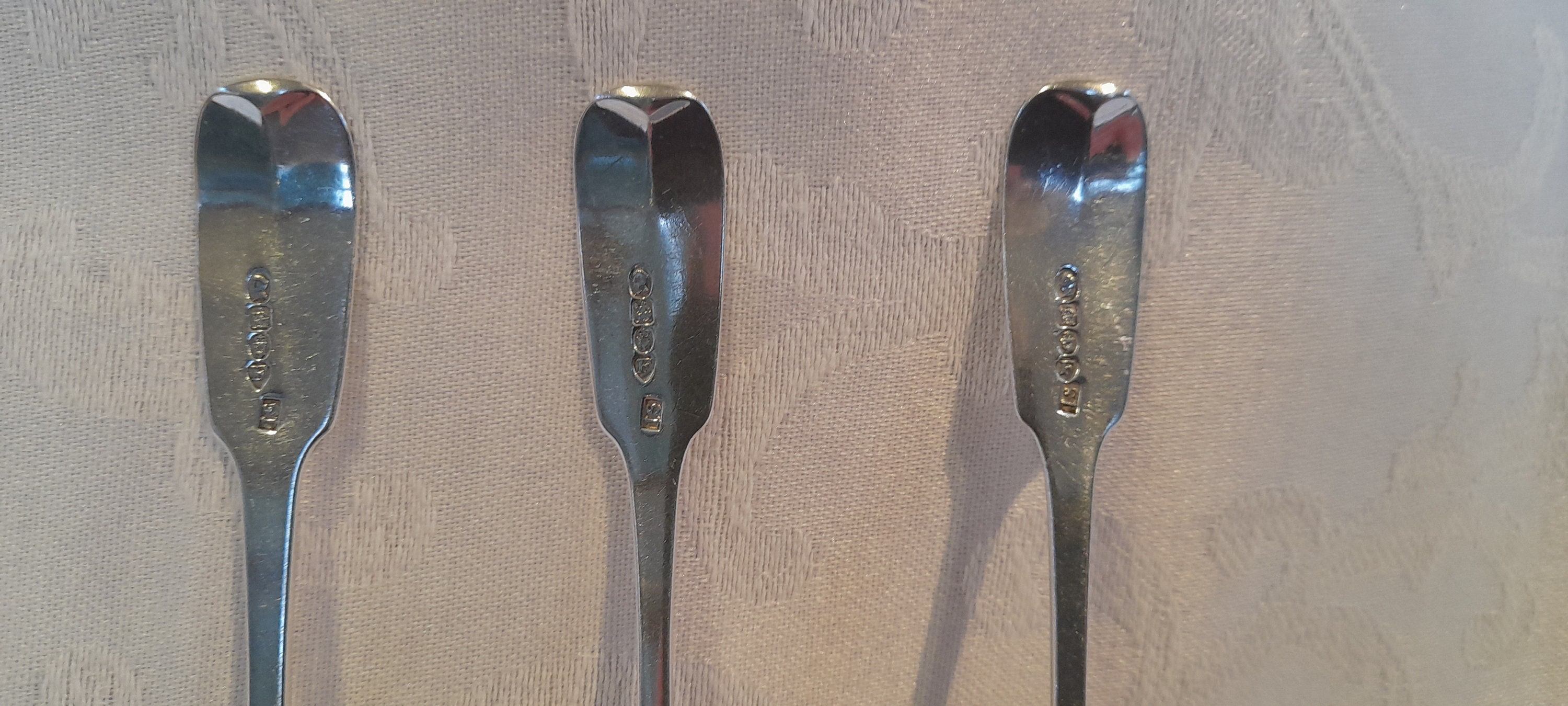 Georgian Era Silver, Dublin Hallmarks, 1826, Three Spoons - Etsy