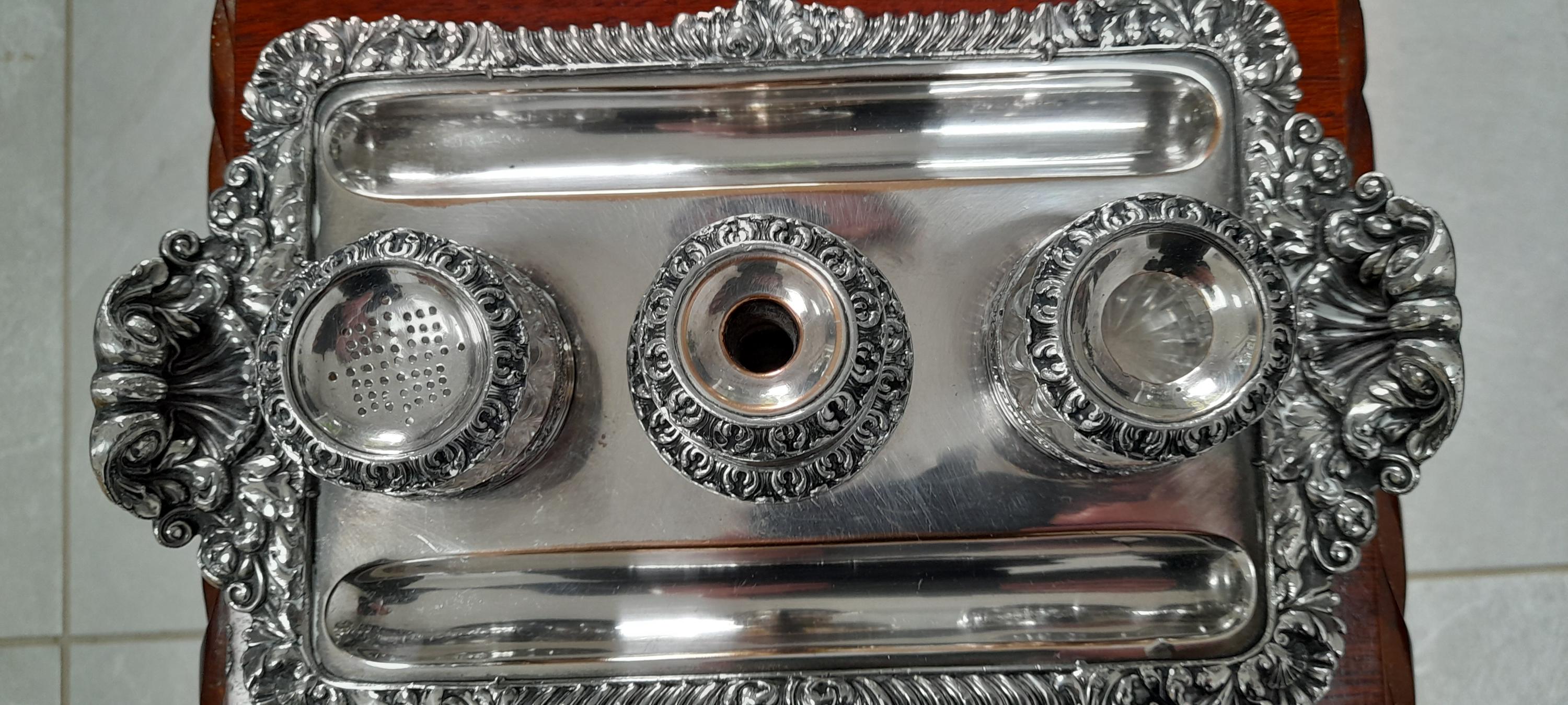 Ornate Desk Set, Victorian Era, Silver Plate - Etsy