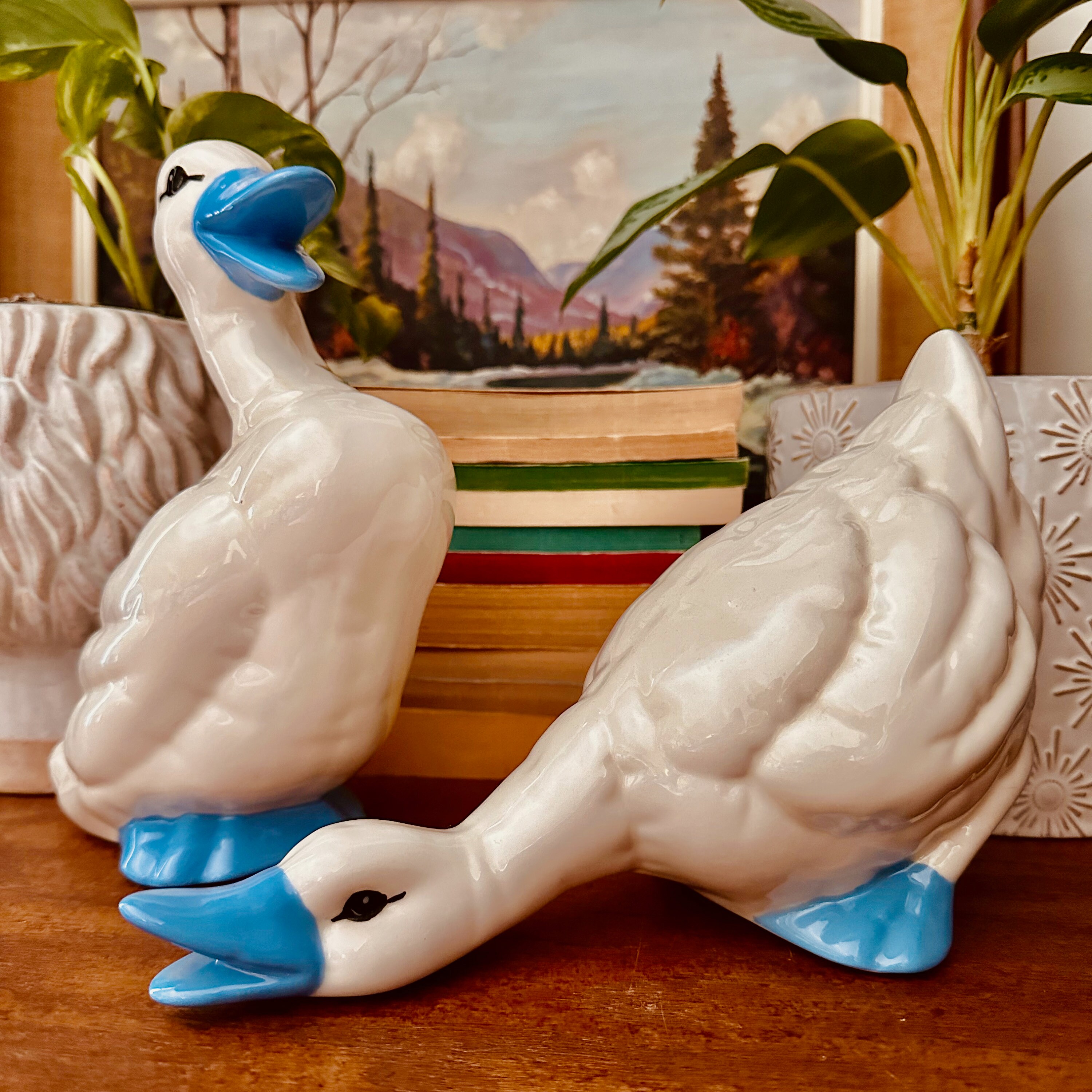 Blue Billed Goose Statuettes - Etsy Canada