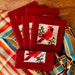 Red Cardinal Plastic Canvas Coasters - Etsy