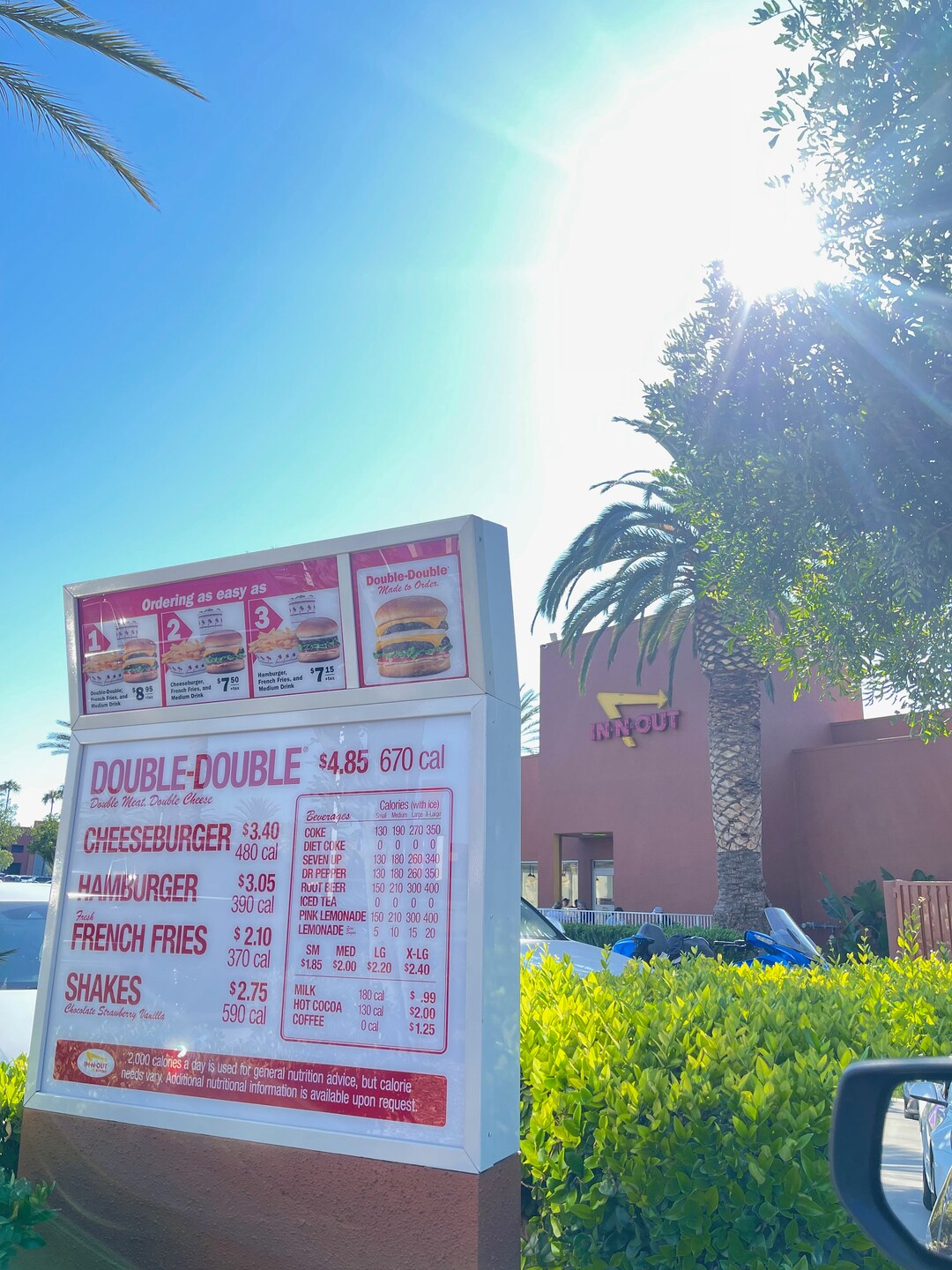 In-n-out, California, Burgers, Fries, Drive-thru, Menu, Sun, Food ...