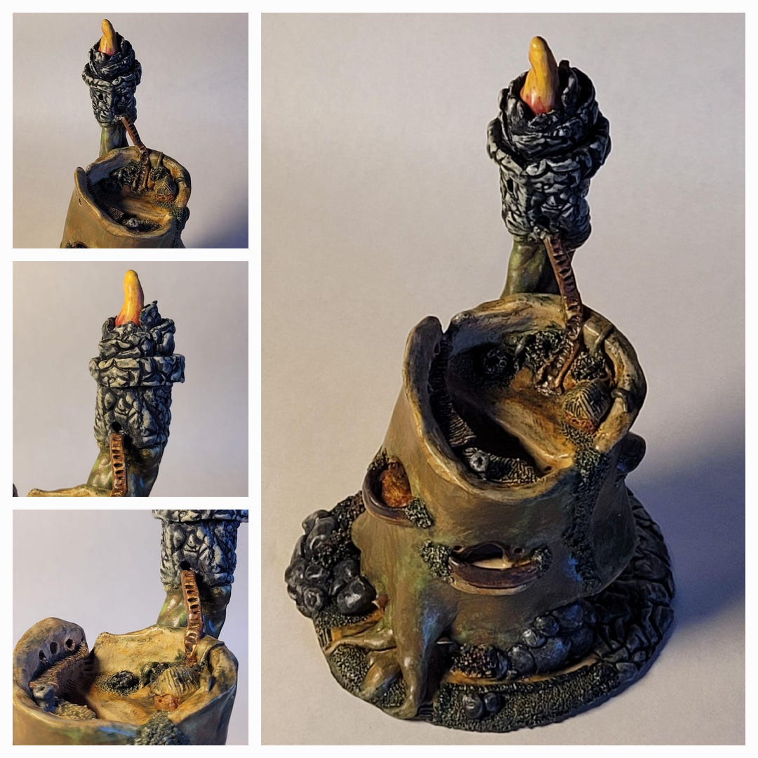 Whimsical Tree Stump Pottery - Etsy