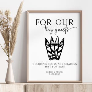 Wedding Kids Coloring Book Sign Template, Coloring Book Sign for ...