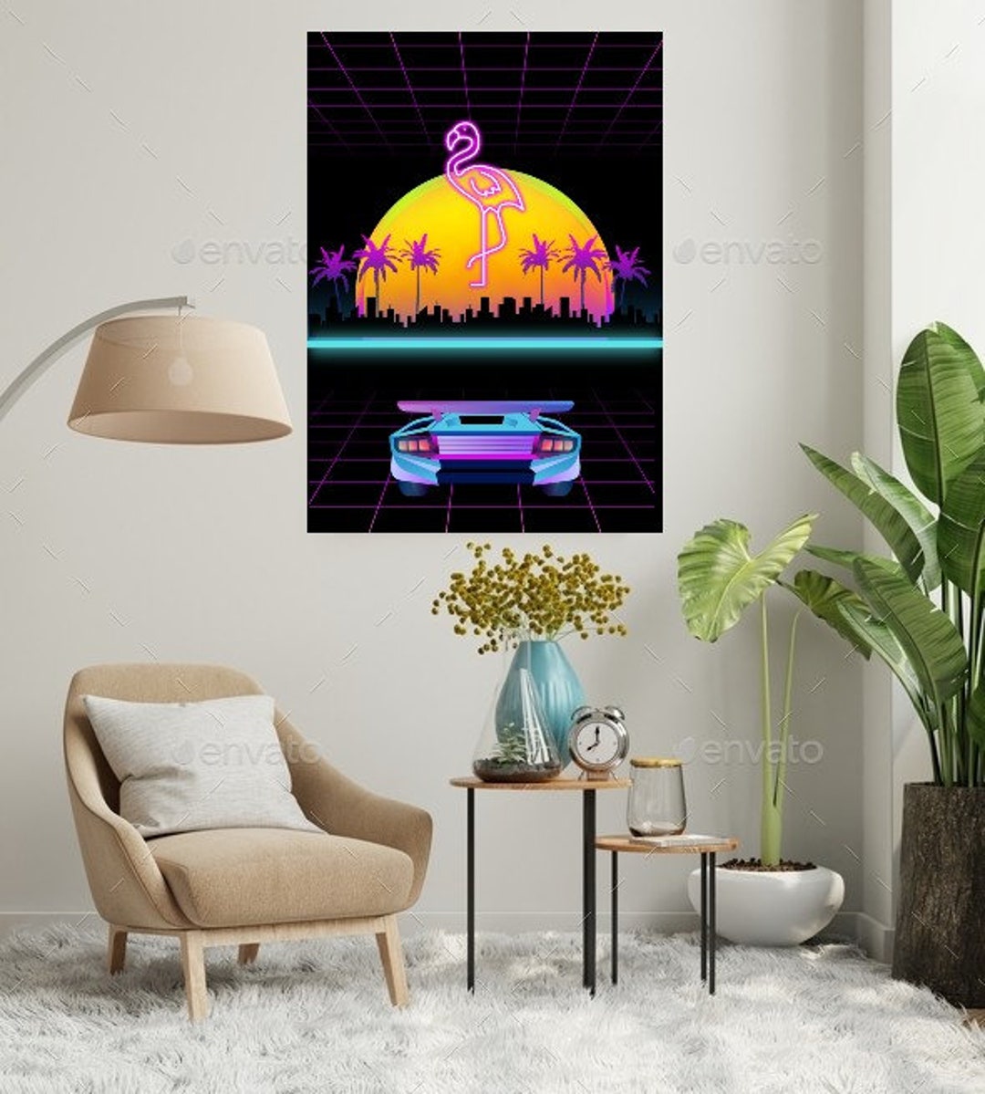 Cool Retro Poster - Etsy