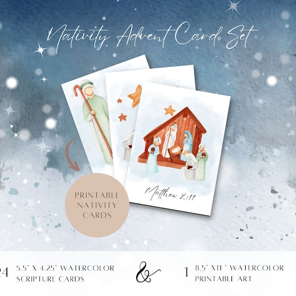 Nativity Advent Calendar Etsy