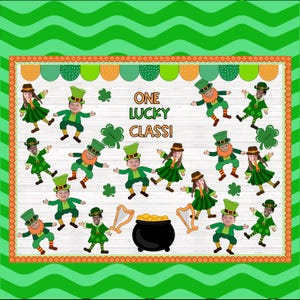 Leprechaun Bulletin Board Craft Activity | Cutest Bulletin Board | St ...
