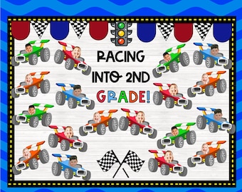 Race Car Bulletin Board or Door Decoration - Etsy