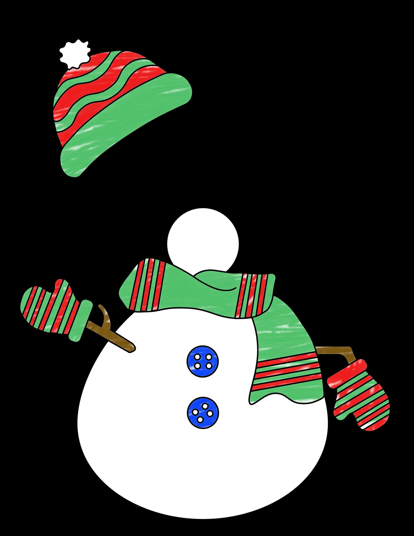 Snowman Christmas Craft Activity - BEST Parent Gift! - Etsy