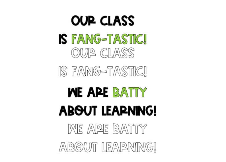 Bat Themed Bulletin Board - Suitable for Halloween or a Bat Unit - Etsy