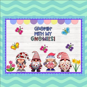SPRING Bulletin Board | Bulletin Board | Growin' With My Gnomies ...