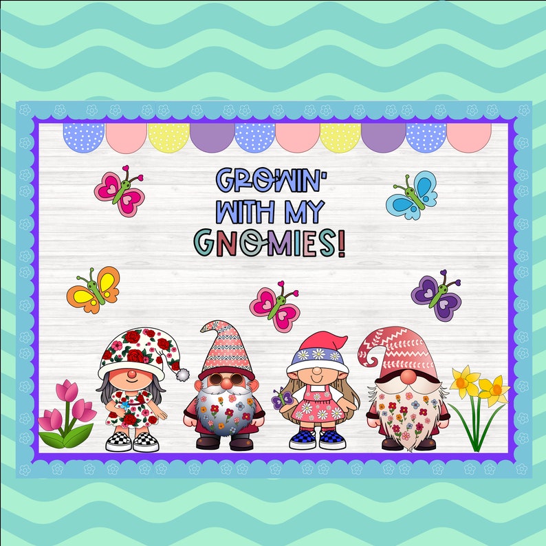SPRING Bulletin Board | Bulletin Board | Growin' With My Gnomies ...