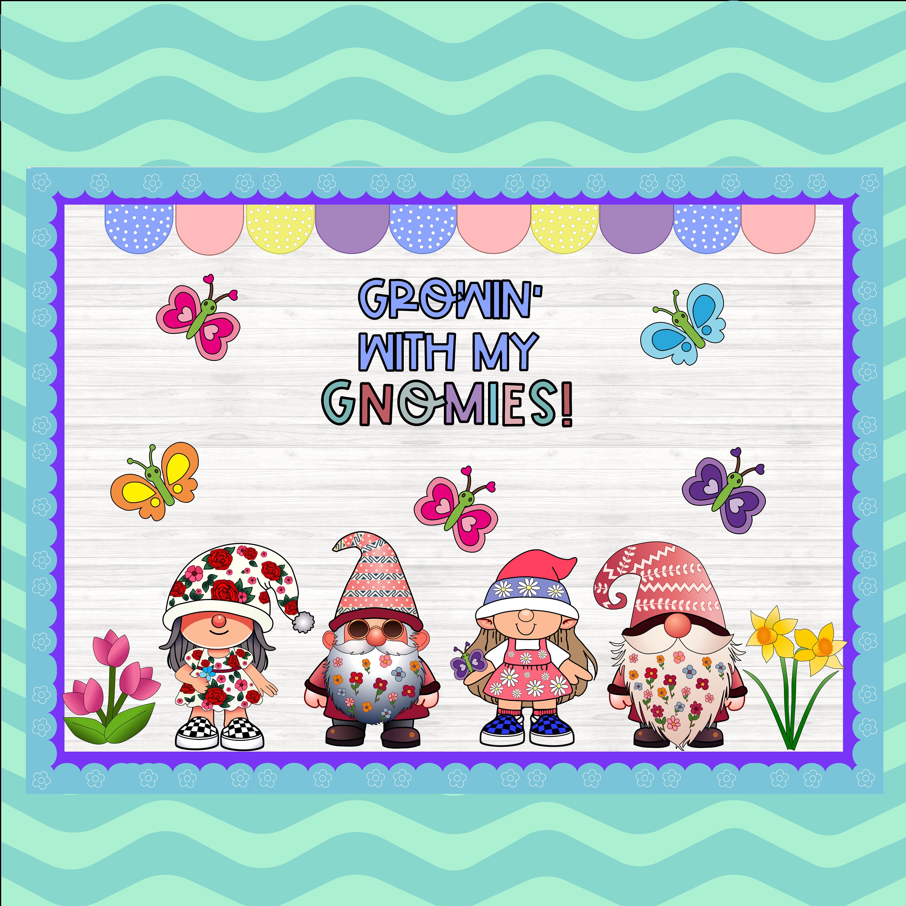 SPRING Bulletin Board | Bulletin Board | Growin' With My Gnomies ...