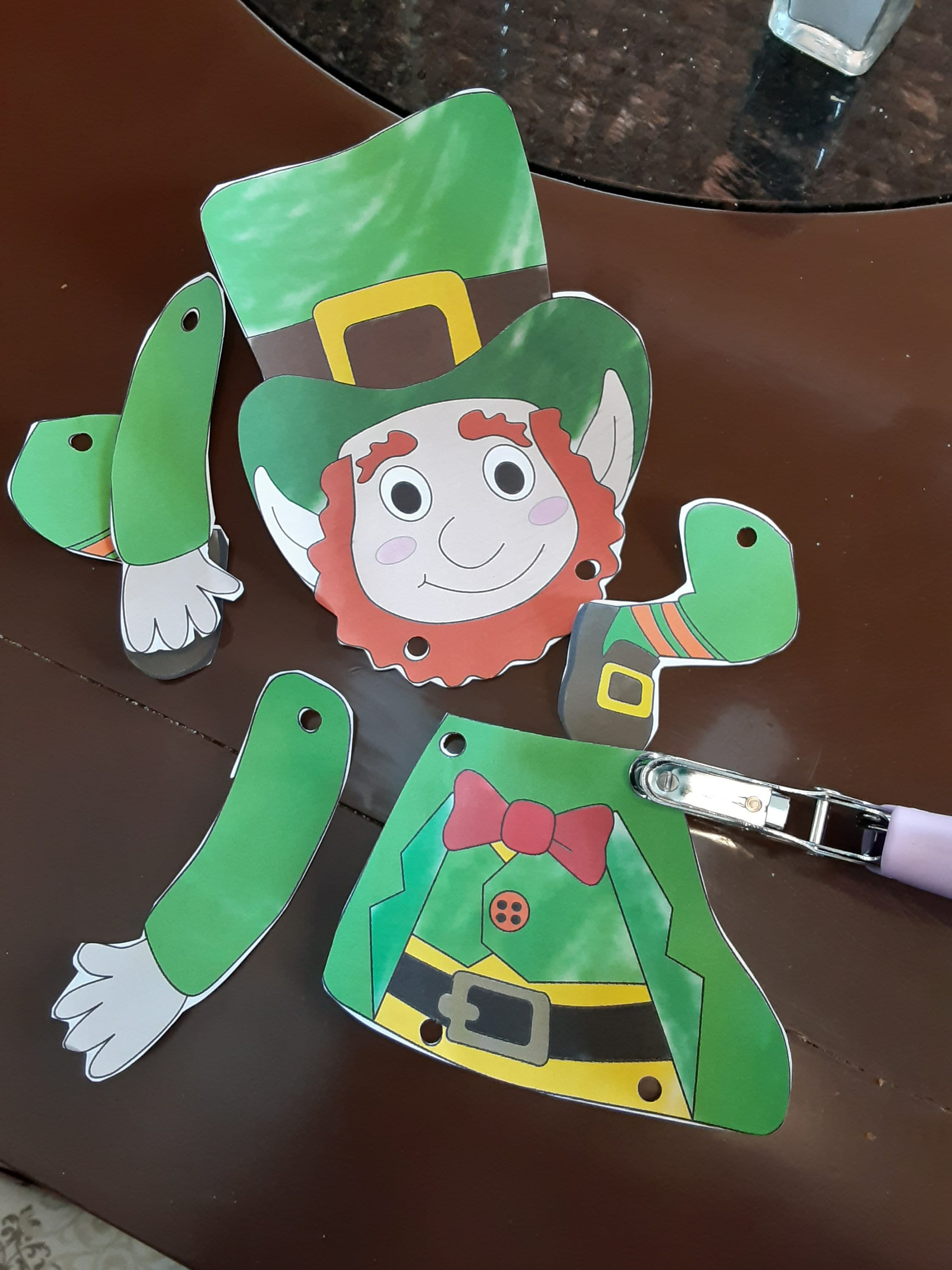 St. Patrick's Day Craft, Build Your Own Leprechaun, Leprechaun Project ...