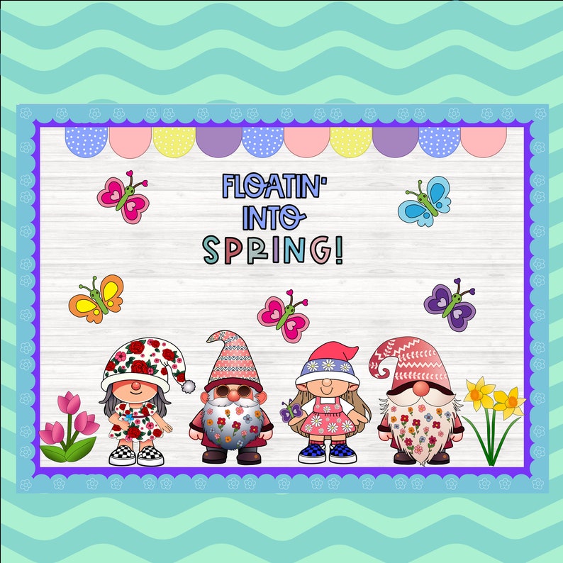 SPRING Bulletin Board | Bulletin Board | Growin' With My Gnomies ...