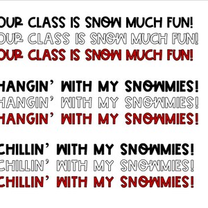 Snowmies, Editable Snowman Bulletin Board Kit - Etsy