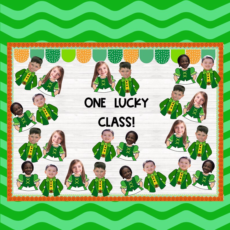 Leprechauns Welcome -march Bulletin Board- St. Patrick’s Day Bulletin ...