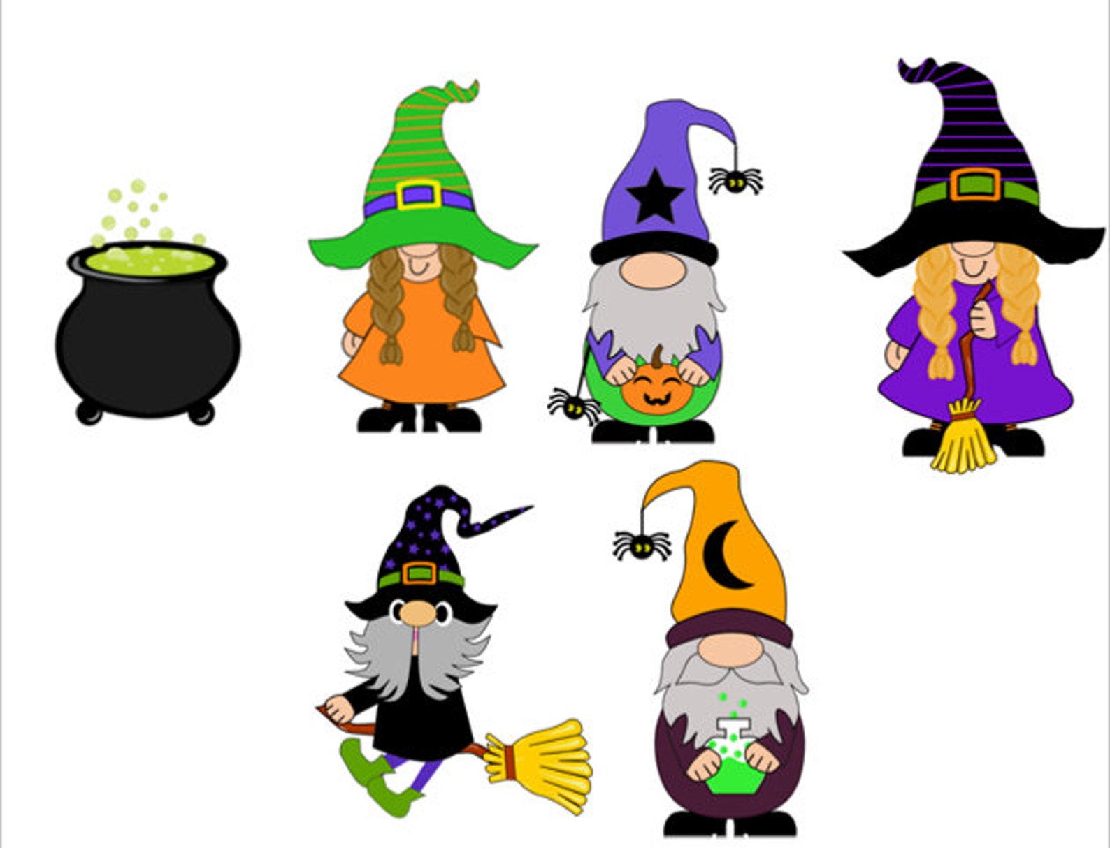What's Brewing Gnomies Gnome Halloween Bulletin Board Classroom ...