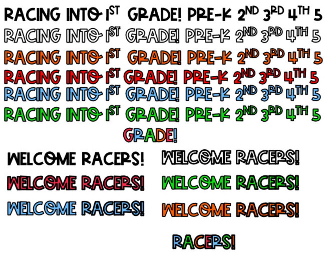 Back to School | Race Car Bulletin Board or Door Décor| Welcome Back to ...