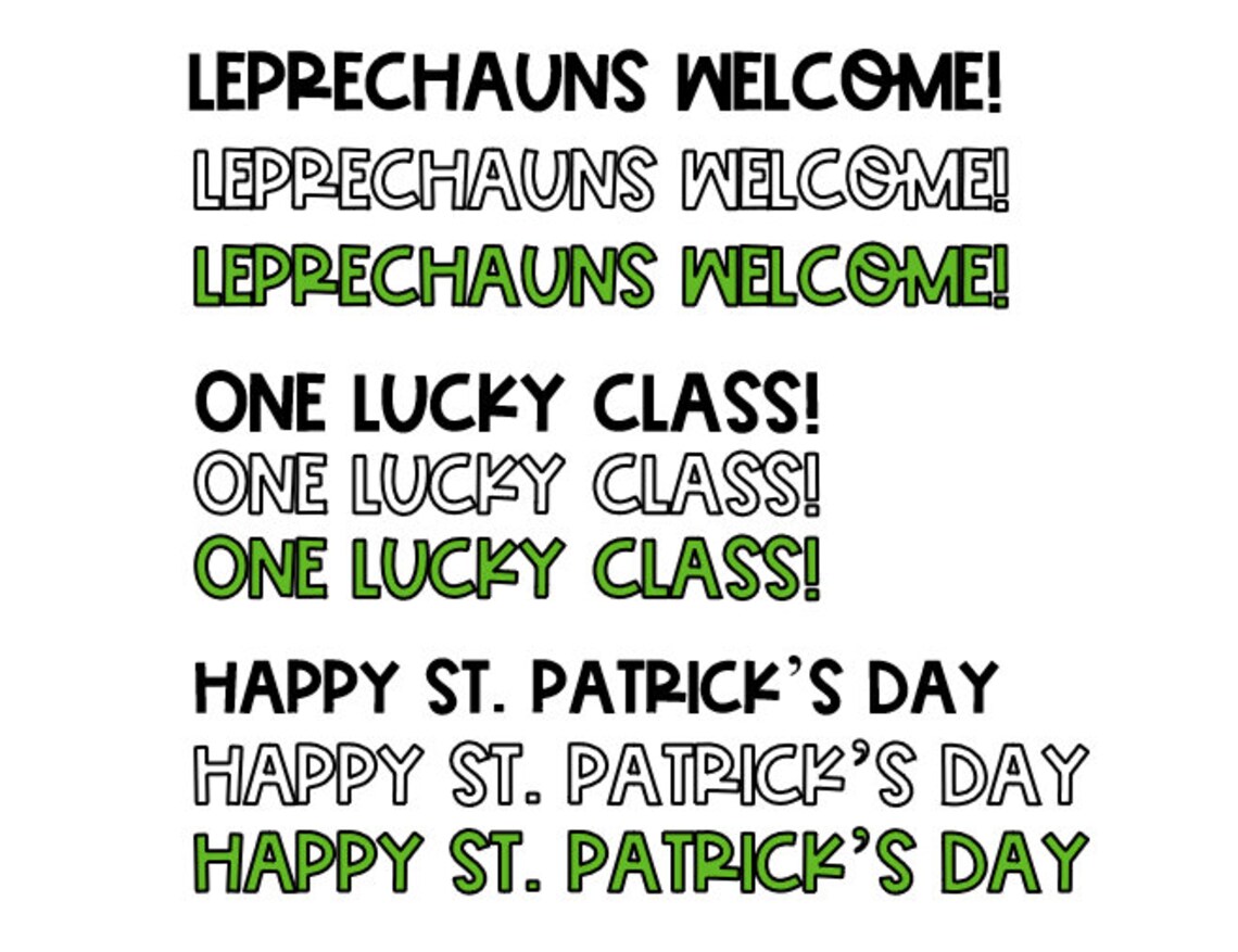 Leprechauns Welcome -march Bulletin Board- St. Patrick’s Day Bulletin ...
