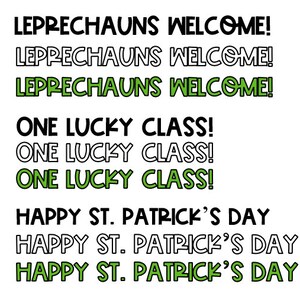 Leprechauns Welcome -march Bulletin Board- St. Patrick’s Day Bulletin ...