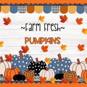 Fall Pumpkins Classroom Decor Bulletin Board Kit Classroom - Etsy