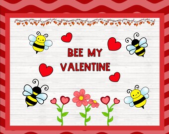 Valentine's Day Bulletin Board Classroom Décor Gnomes - Etsy