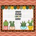 Cactus Grow Together Bulletin Board Kit, Plants Succulents, Editable ...