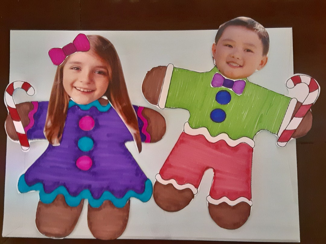 Gingerbread Christmas Craft Activity BEST Parent Gift Option 2 - Etsy