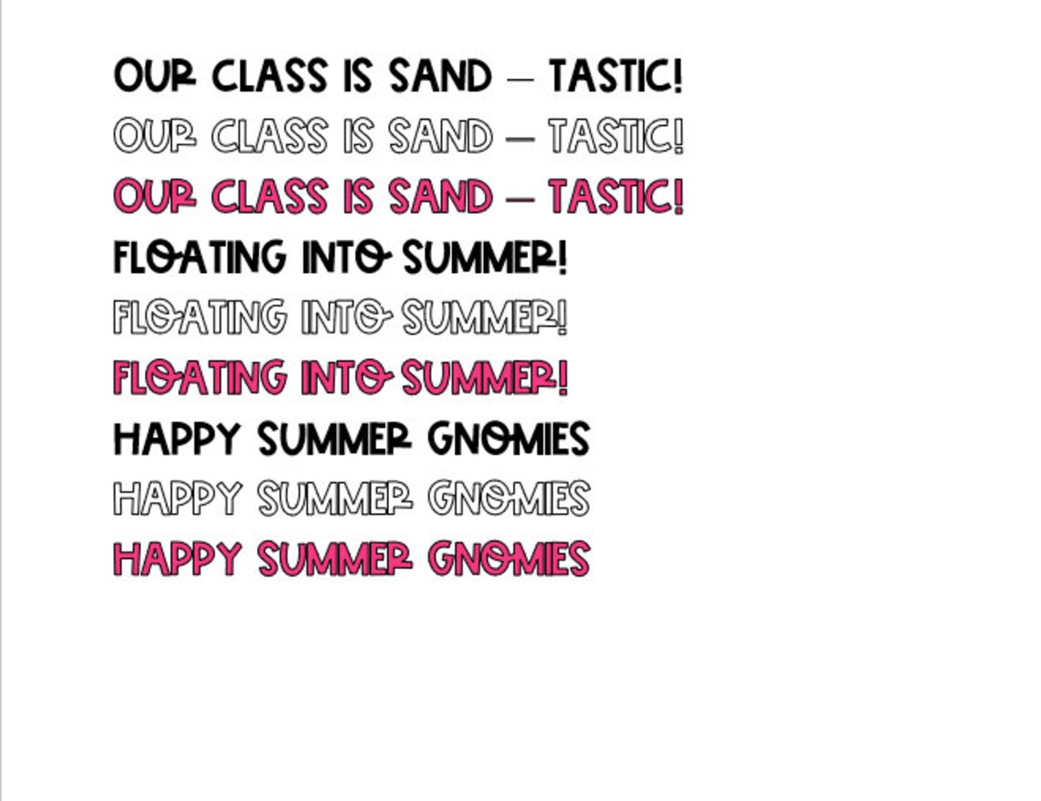 Floating Into Summer - Summer Beach Gnomies - Gnome Bulletin Board Kit ...