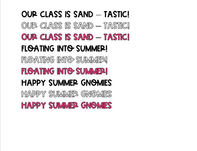 Floating Into Summer - Summer Beach Gnomies - Gnome Bulletin Board Kit ...