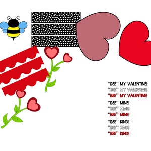 Bee My Valentine Bulletin Board | Children's Faces Bulletin Board - Etsy