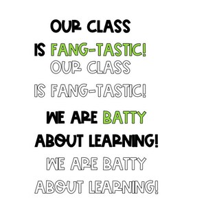 Bat Themed Bulletin Board - Suitable for Halloween or a Bat Unit - Etsy